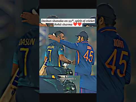 Great sportsmanship by rohit sharma💖💖 #cricket #trending #viralshorts