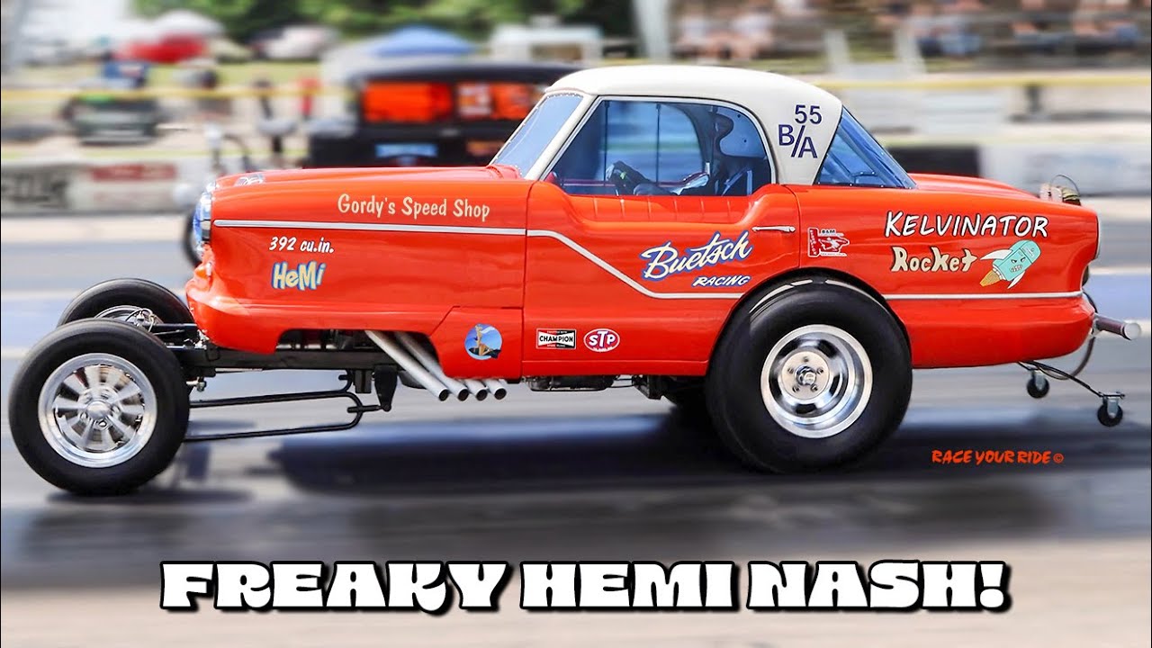1955 Nash Metropolitan Is an Altered Dragster Freak With a HEMI V8 ...