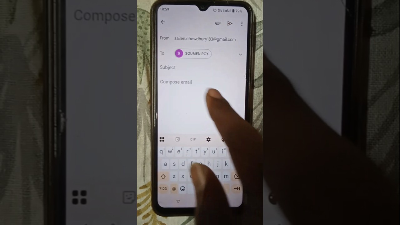 How to send Email from Mobile #email