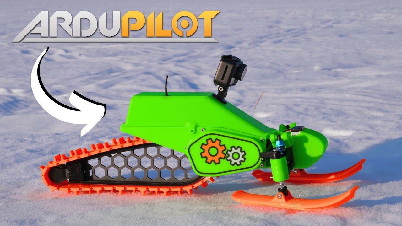 I 3D Printed an Autonomous Snowmobile