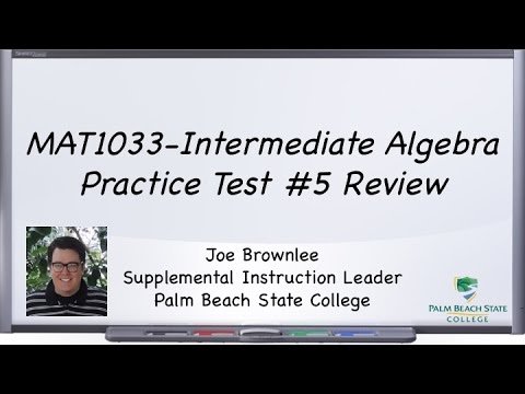 Question 36, MAT1033C Practice Test #5