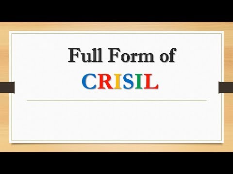 Full Form of CRISIL || Did You Know?