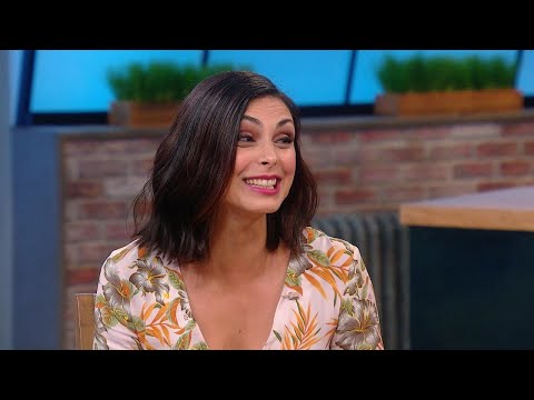 Morena Baccarin Spills Literally Everything She Can on "Deadpool 2"