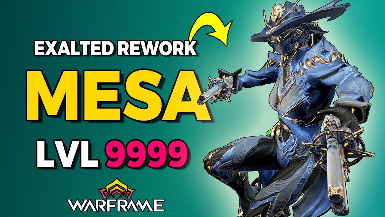 Perfect Mesa Prime Build for Level 9999 Steel path - Exalted Rework [Warframe]