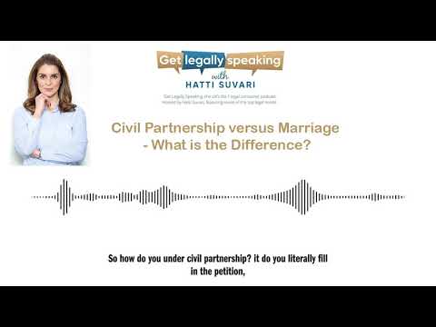 Civil Partnership versus Marriage - What is the Difference