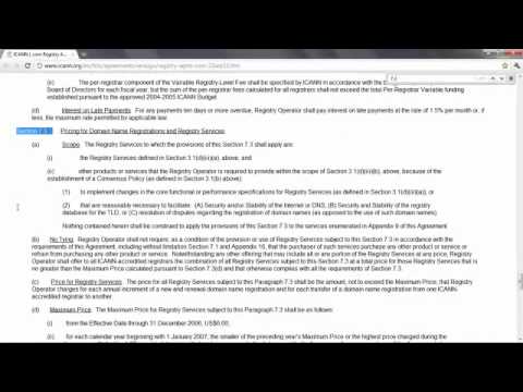 Chapter 1.1 of ICANN TLD Tutorial