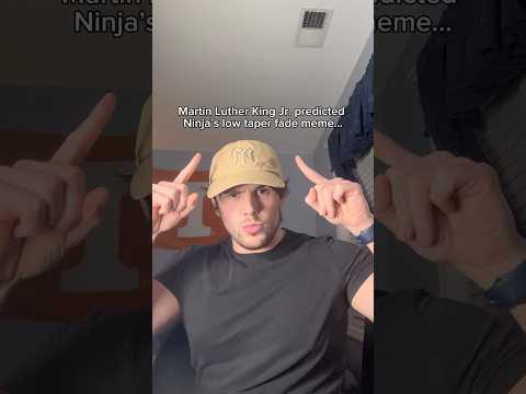 MARTIN LUTHER KING JR. PREDICTED NINJA’S LOW TAPER FADE MEME… 🤯🤯😱😲
