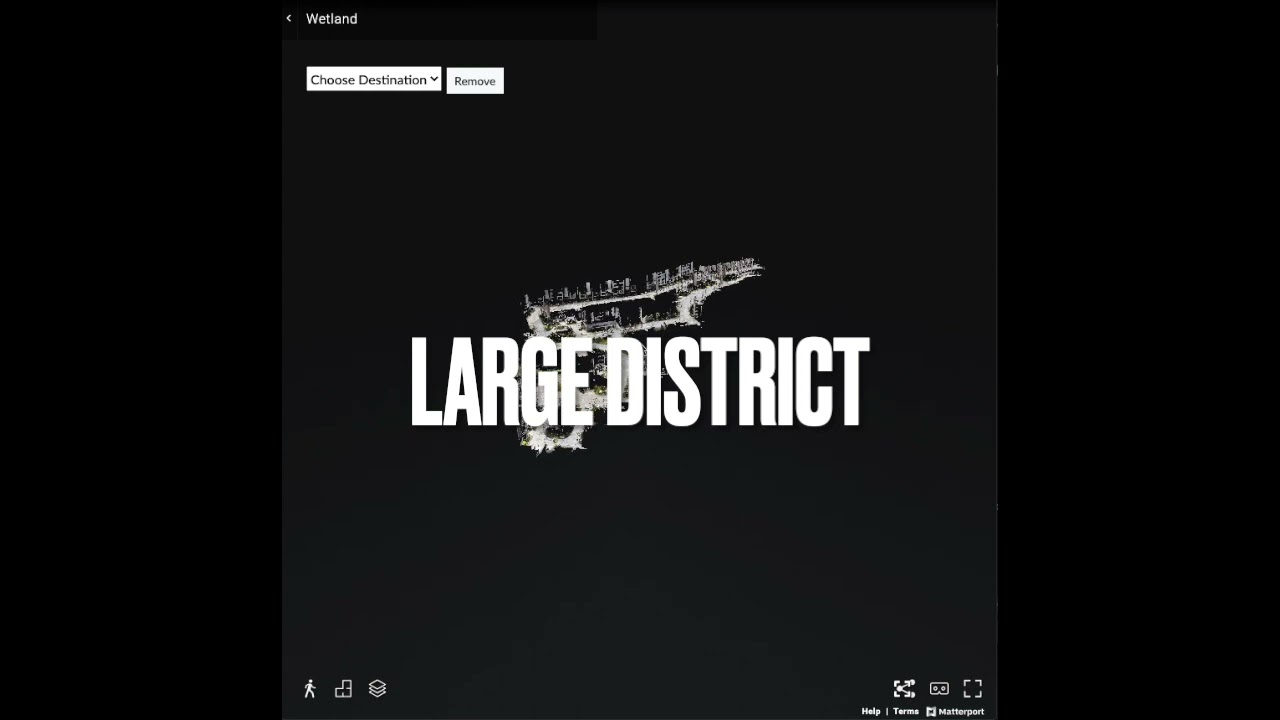 Pathfinding in Matterport