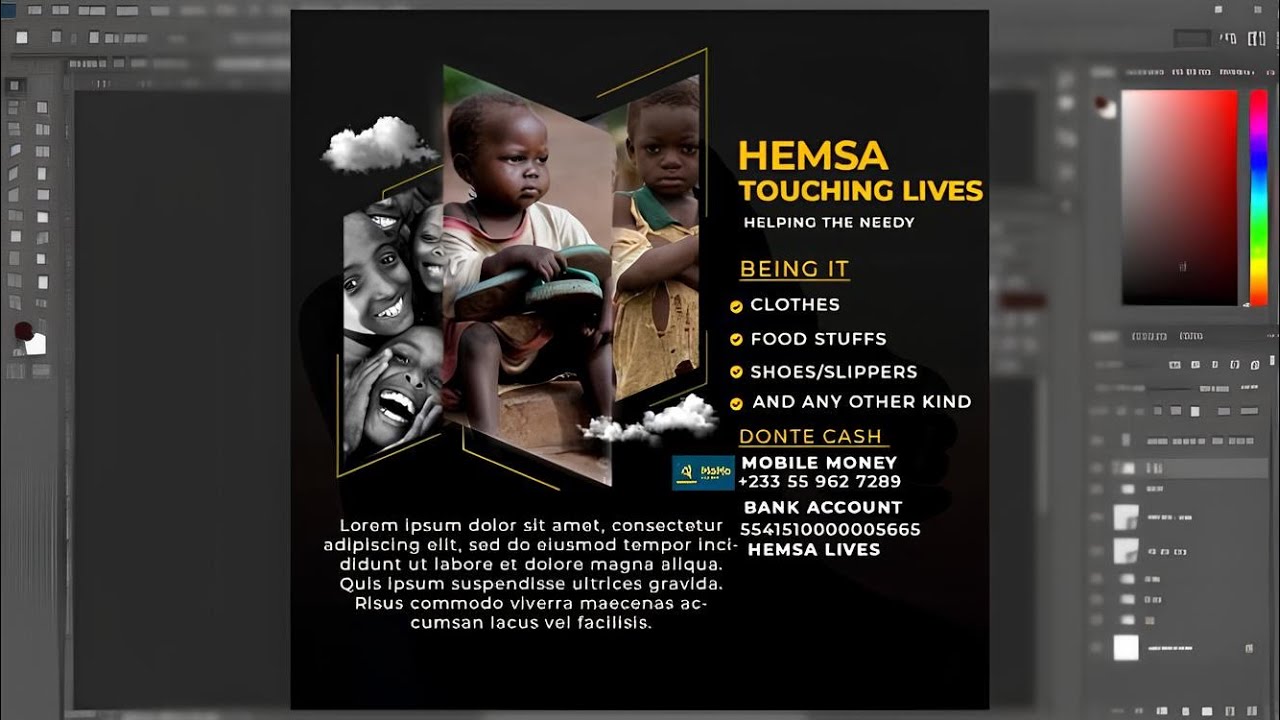 Donation flyer Design