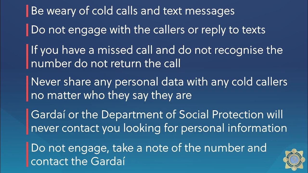 GNECB - Scam Warning - Department of Social Protection & HSE