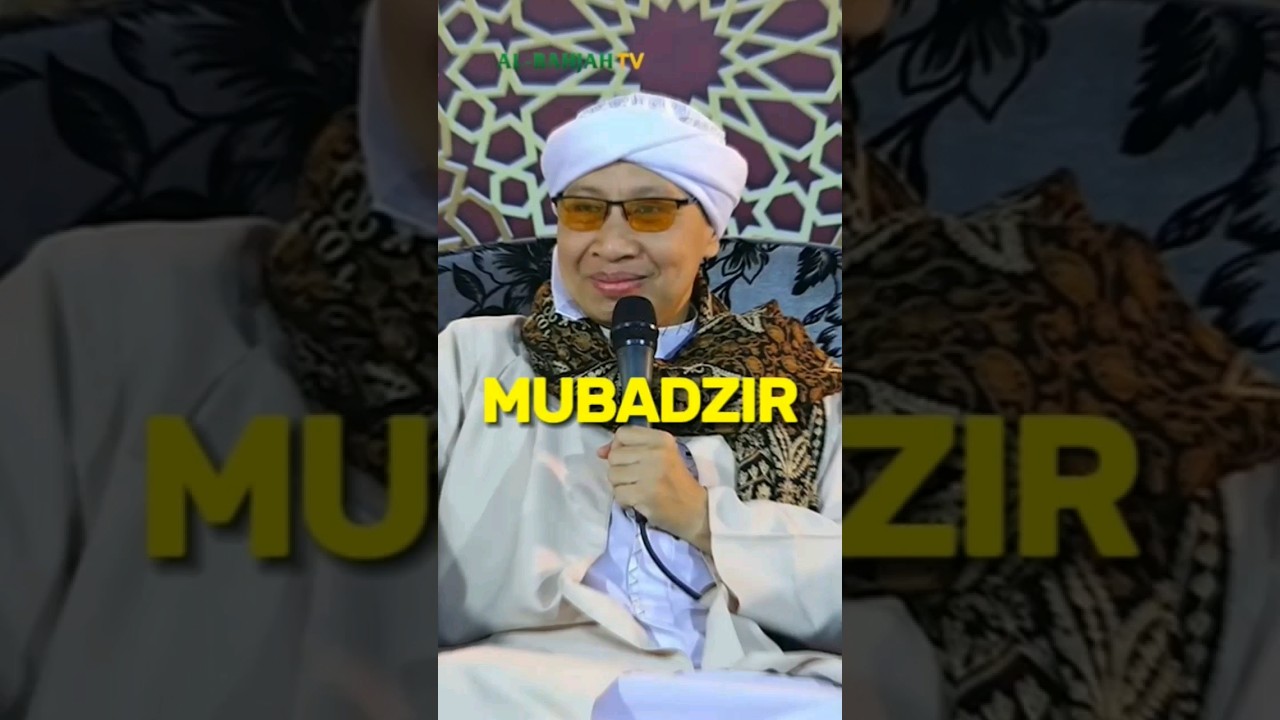 Mubadzir Sebab Kefaqiran | Buya Yahya