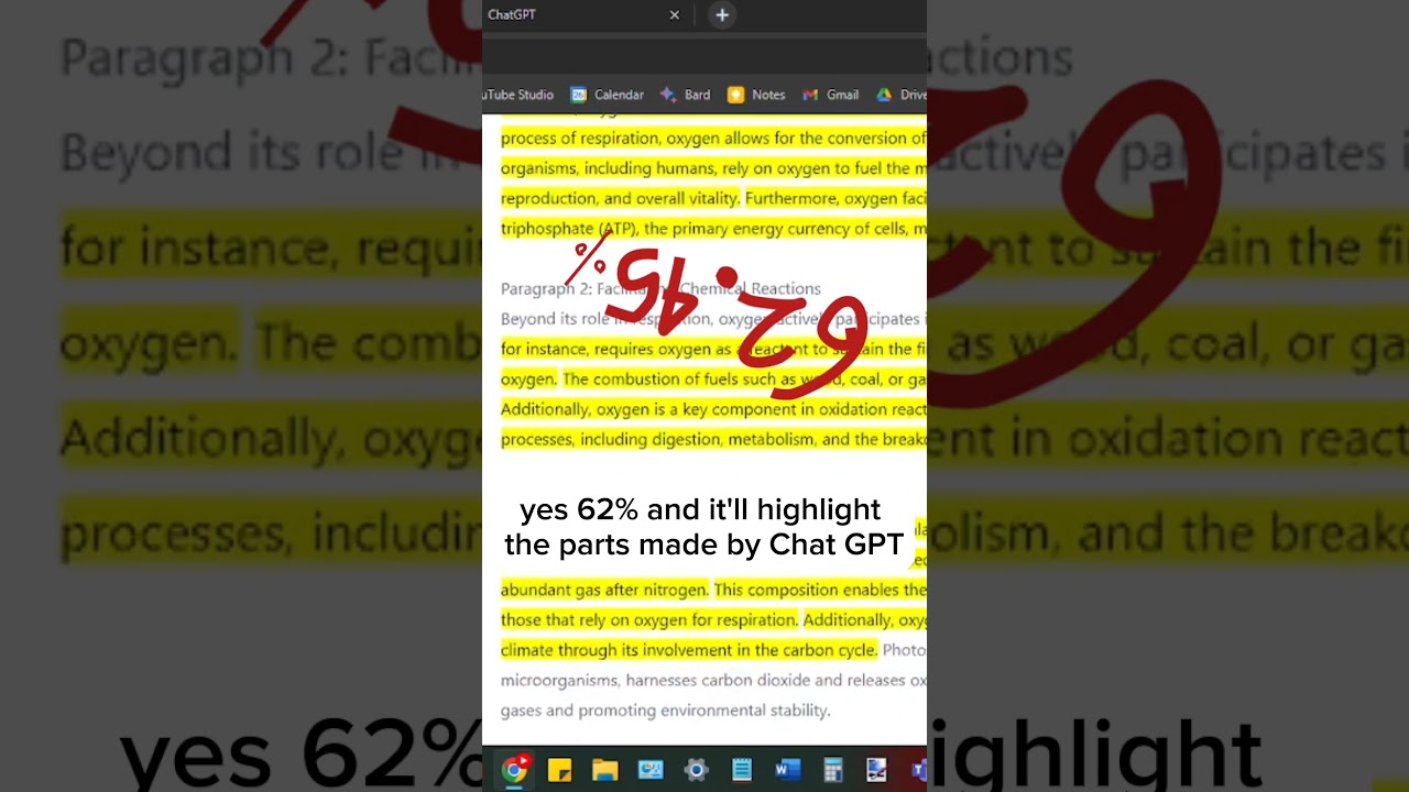 The BEST ChatGPT detector tool to use (60% to 80% accuracy/always FREE/no signup)