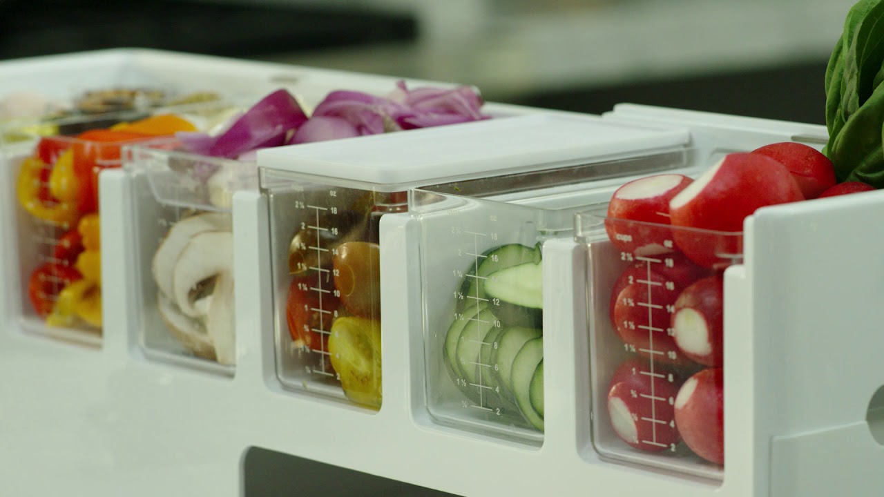Prepdeck™ - Complete Meal Prep System - All-In-One Hub For Cooking Prep & Kitchen Storage