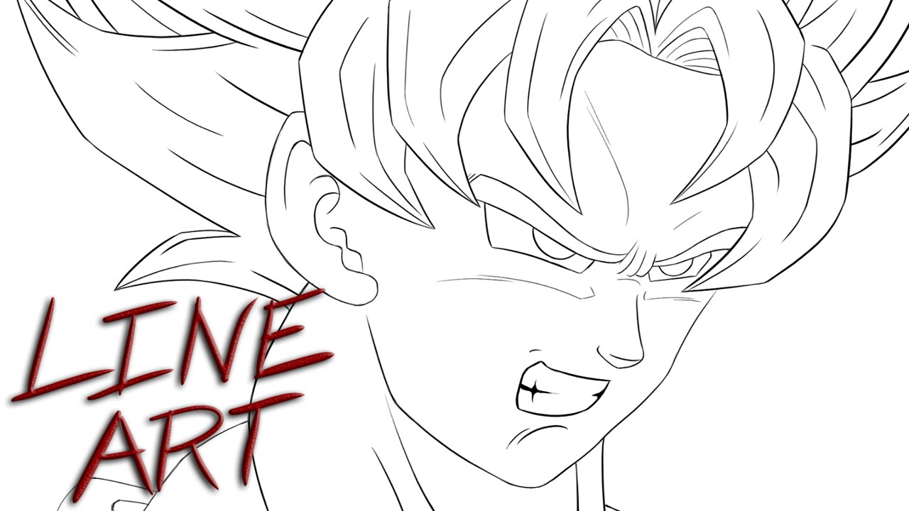 Line Art - Son Goku