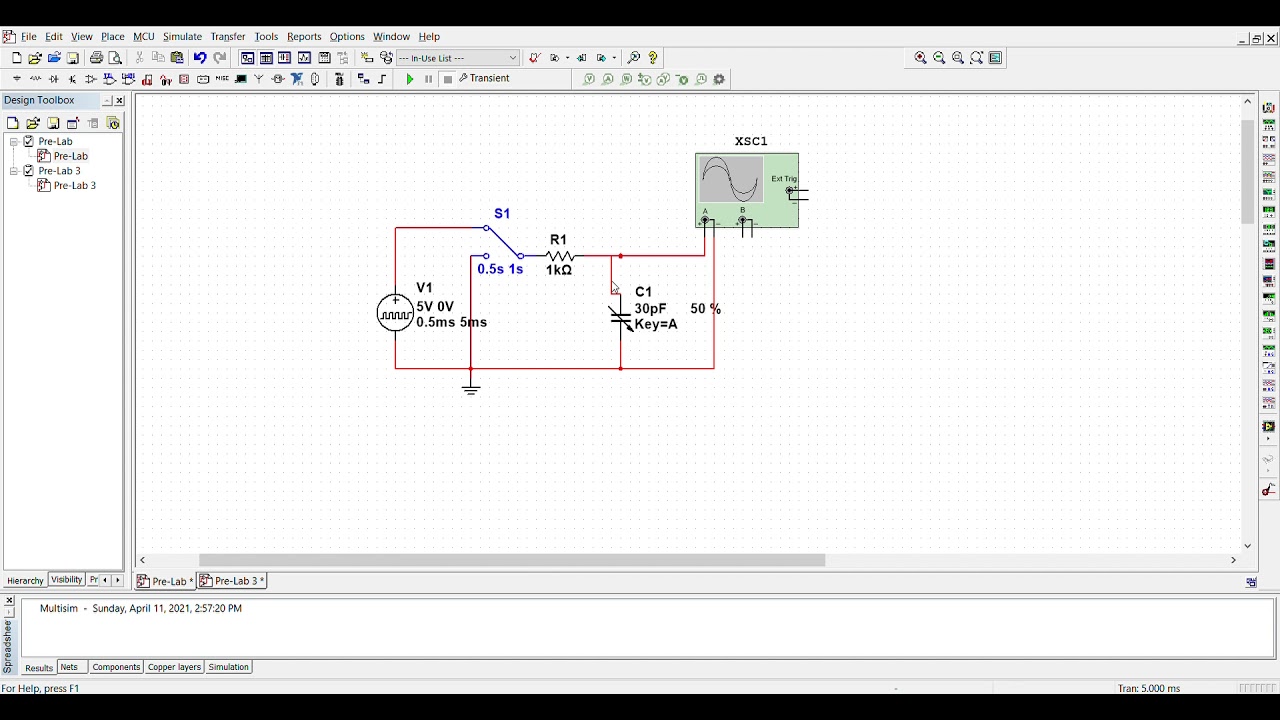 Pre-Lab 3 Simulation