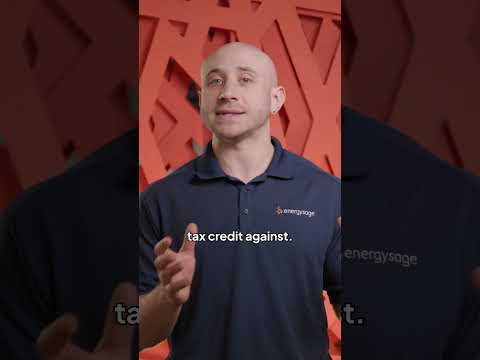 How does the solar tax credit work?