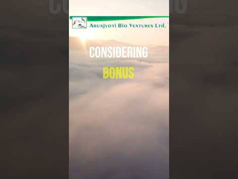 #ABVL #considering #Bonus #BonusNews Arunjyoti Bio Ventures Ltd share news #corporateactions