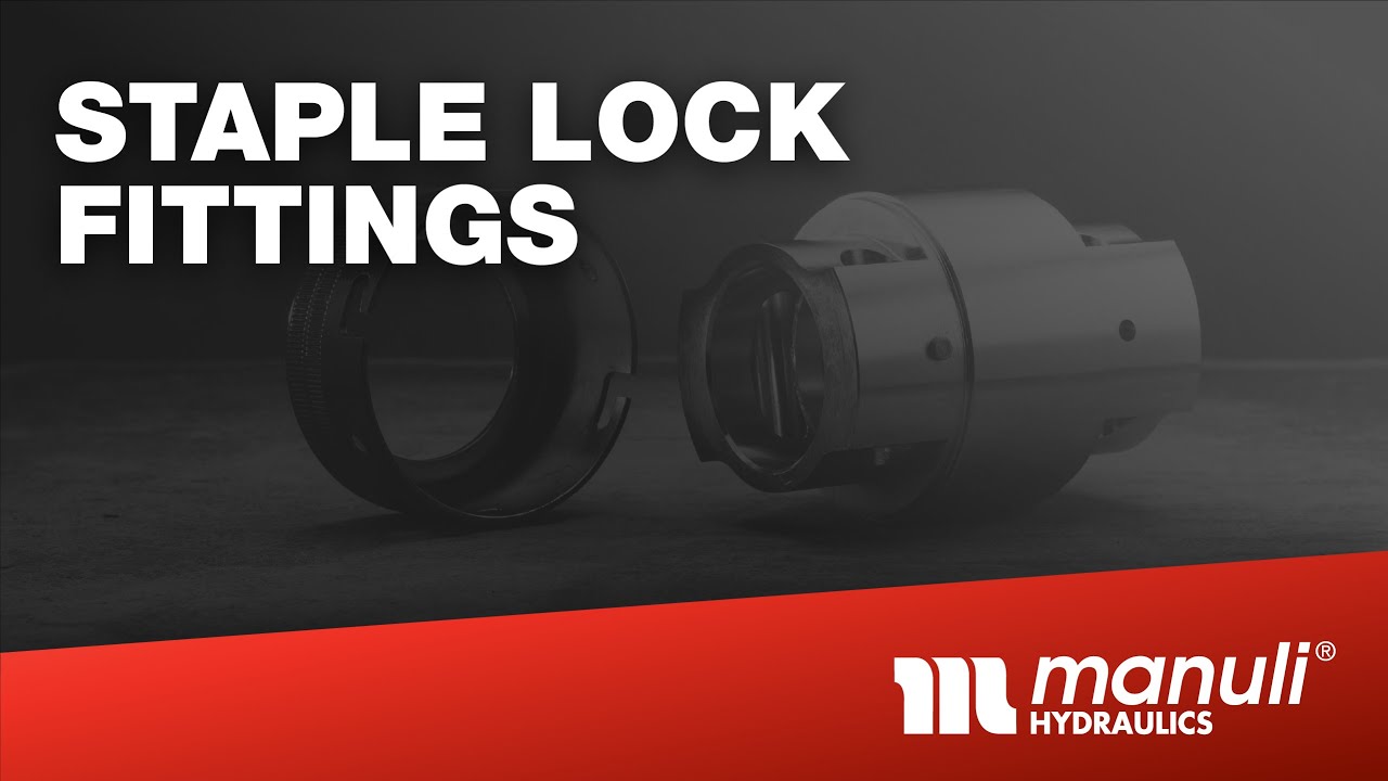 Manuli Hydraulics: Sliderlock - Staple Lock Fitting