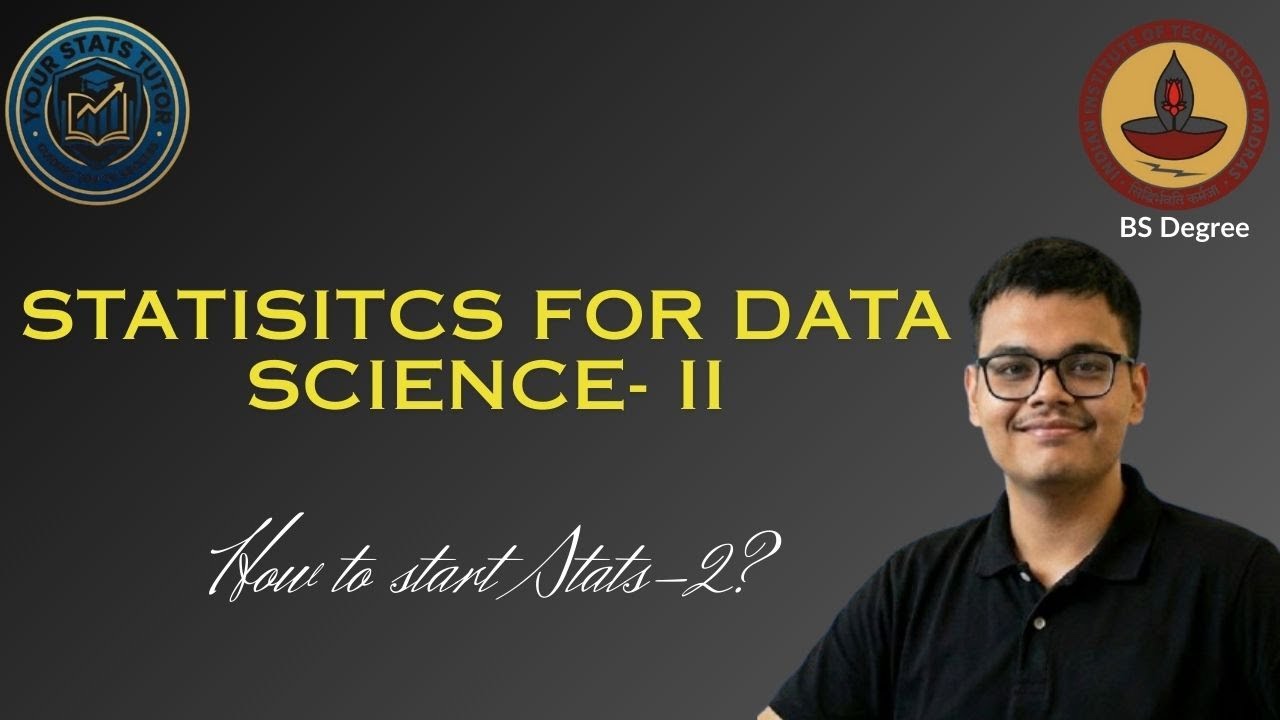IITM BS Degree | How to start Statistics for Data Science- 2? | A complete guidance video