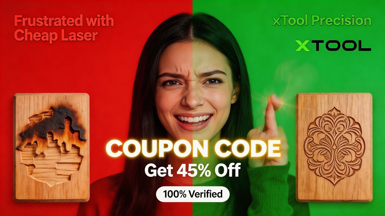 🌲 xTool Promo Code 2026 – Wood Engraving and Cutting Projects!