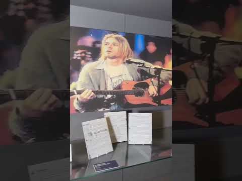 Our Kurt Cobain Unplugged exhibition is now open! #shorts
