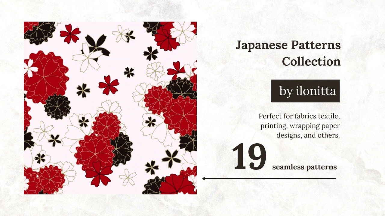 Japanese Patterns Collection by ilonitta | Video presentation