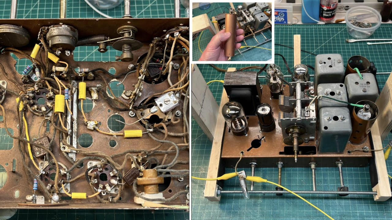 Zenith 6S229 - Completing The Electrical Restoration & First Power Up