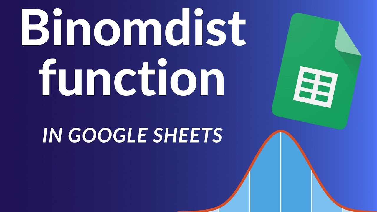 How to use BINOMDIST function in GOOGLE SHEETS || easy tutorial