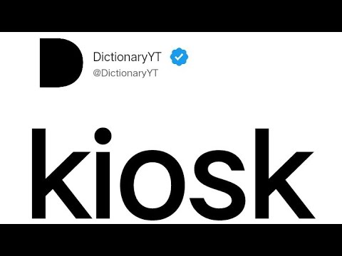 kiosk Meaning in English