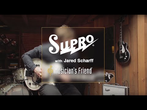 Supro Martinique Deluxe Vibrato Semi-Hollow Electric Guitar with Jared Scharff