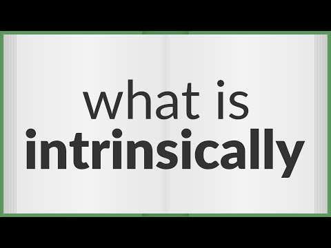 Intrinsically | meaning of Intrinsically