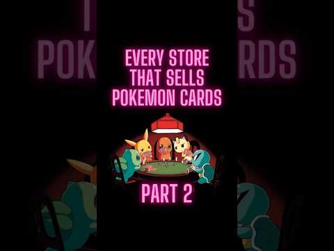 What stores sell Pokemon Cards, heres a list of every store that sells pokemon cards #pokemon