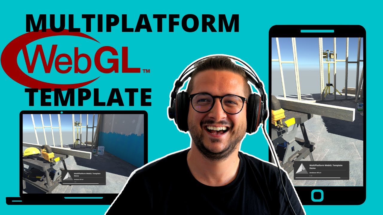 Unity WebGL tutorial |  Upload your projects online using this Multiplatform WebGL Unity3D Template