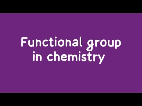 Functional group in chemistry