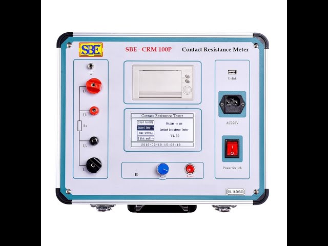 Contact Resistance Meter - SBE-CRM 100P Contact Resistance Meter ...