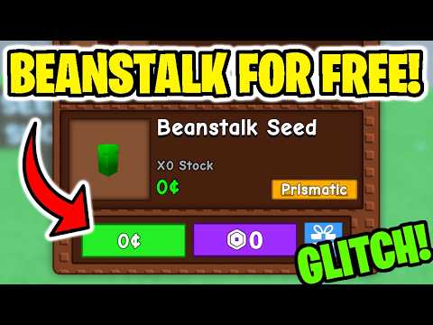 HOW TO GET BEANSTALK SEED IN GROW A GARDEN FOR FREE