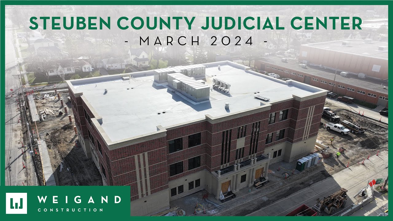 Steuben County Judicial Center - Construction Update (March 2024)