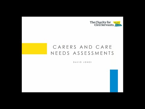 Carers and Care Needs Assessments Webinar