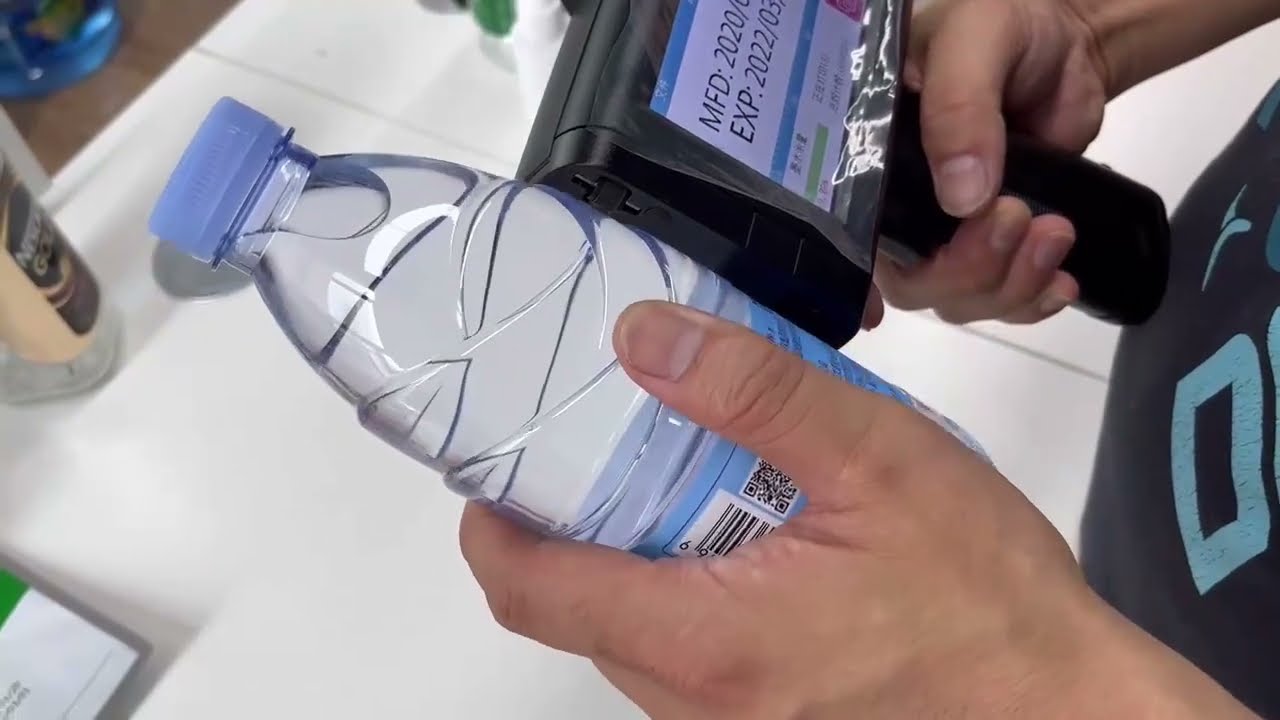 date printer handheld inkjet printer  h9 water bottle printing Coding machine