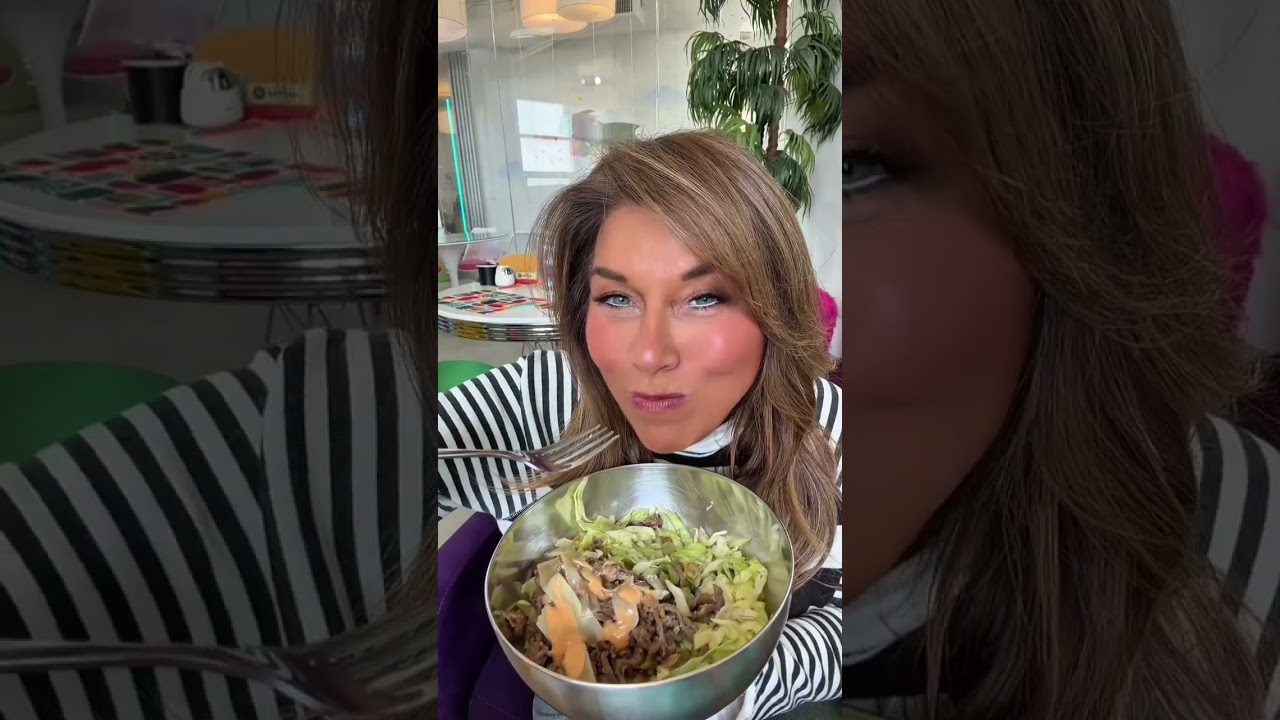 Hungry Girl Patty Melt Burger Bowl