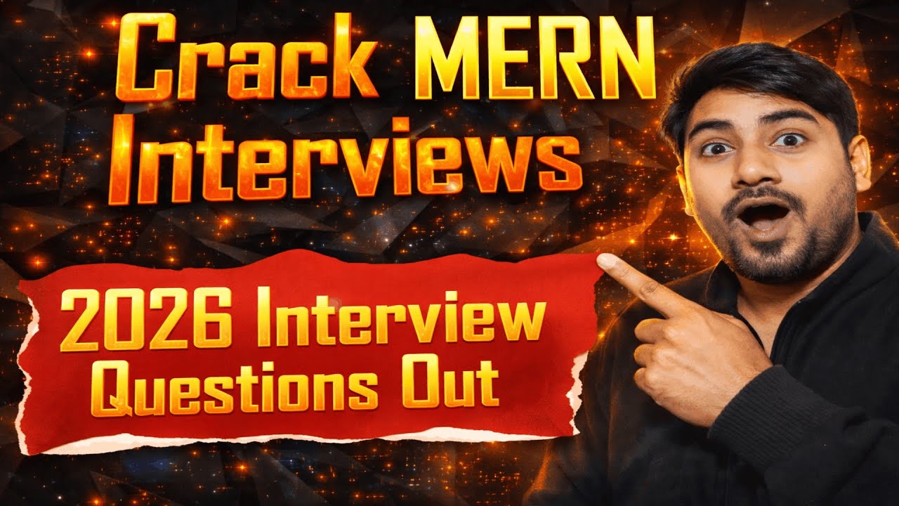 Top MERN Stack Interview Questions 2026 | MongoDB, Express, React, Node
