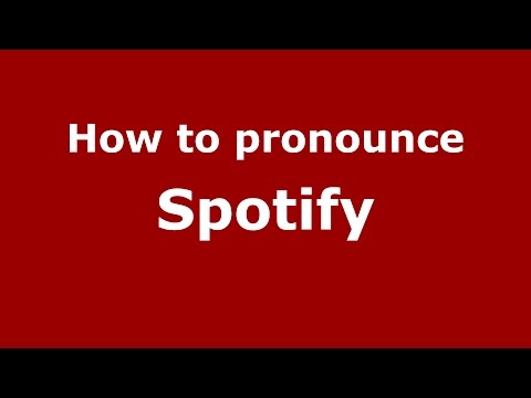 How to pronounce Spotify (Jewish/Bronx, New York, US) - PronounceNames.com