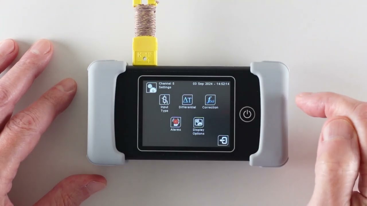 Excelog 6 - Six channel Thermocouple & RTD Data Logger - Configuration and Data Logging