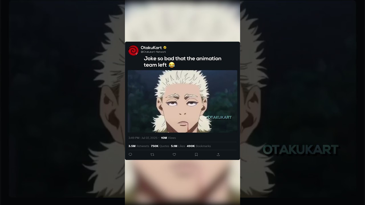 Joke so bad that the animation team left 😂 #anime #animeshorts #animememes #animeedits #shorts