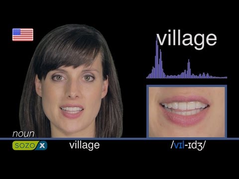 How To Pronounce VILLAGE - American 英語の発音 pronunciación de Inglés 美國英語 Cách phát âm