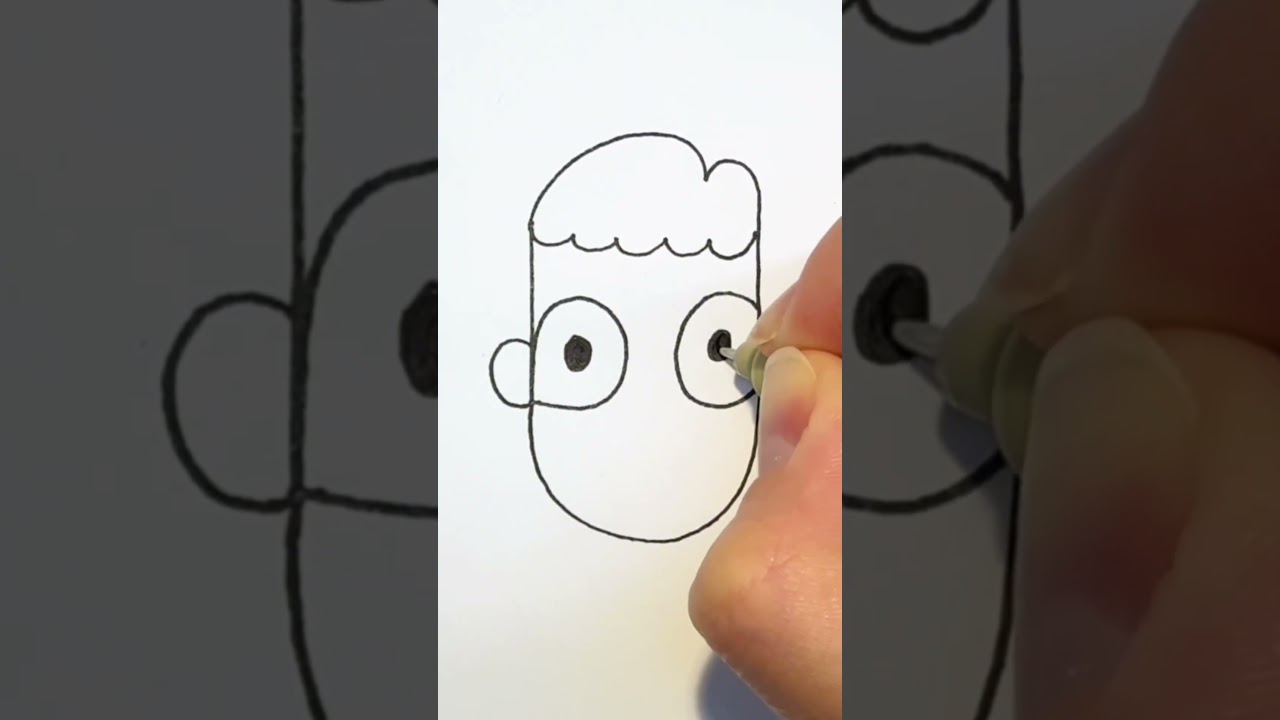 Draw a Cartoon Character in Minutes with Simple Letters!