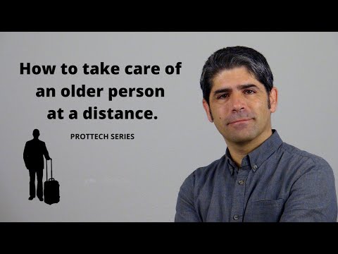 How to take care of an older person at a distance (English dubbed).