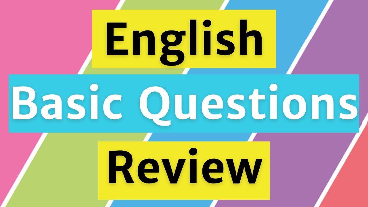 ESL Basic Review Questions with FREE PPT