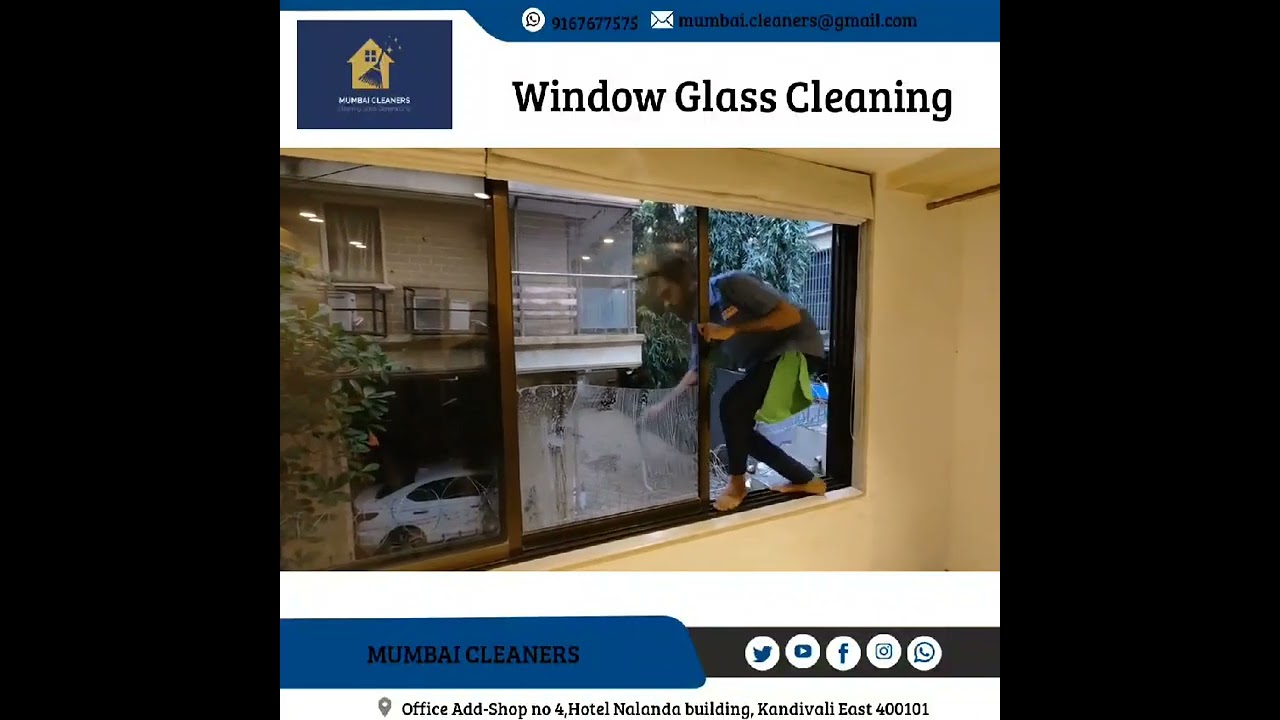 Professional Glass and Windows Deep Cleaning Services Mumbai  - MUMBAI CLEANERS