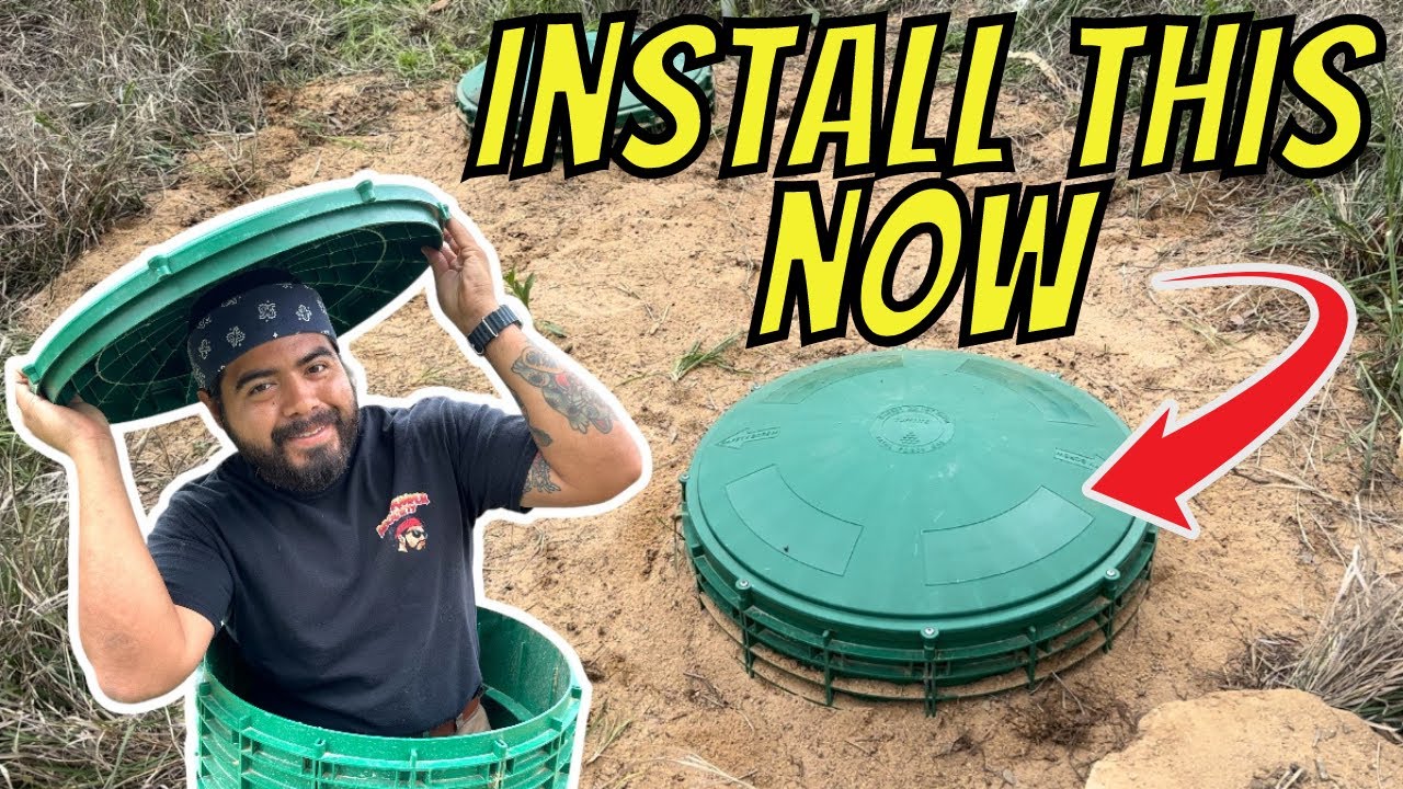 Easy Septic Tank Riser Install